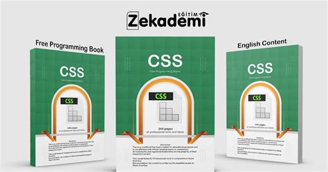 Ücretsiz Css Programlama Kitabı Free Css Programming Book