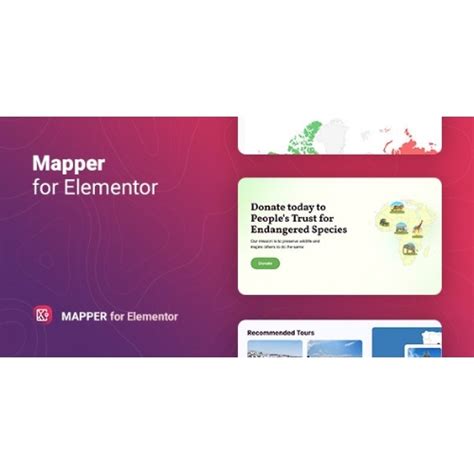 Interactive World Map For Elementor Mapper At 349 Only Wpshop