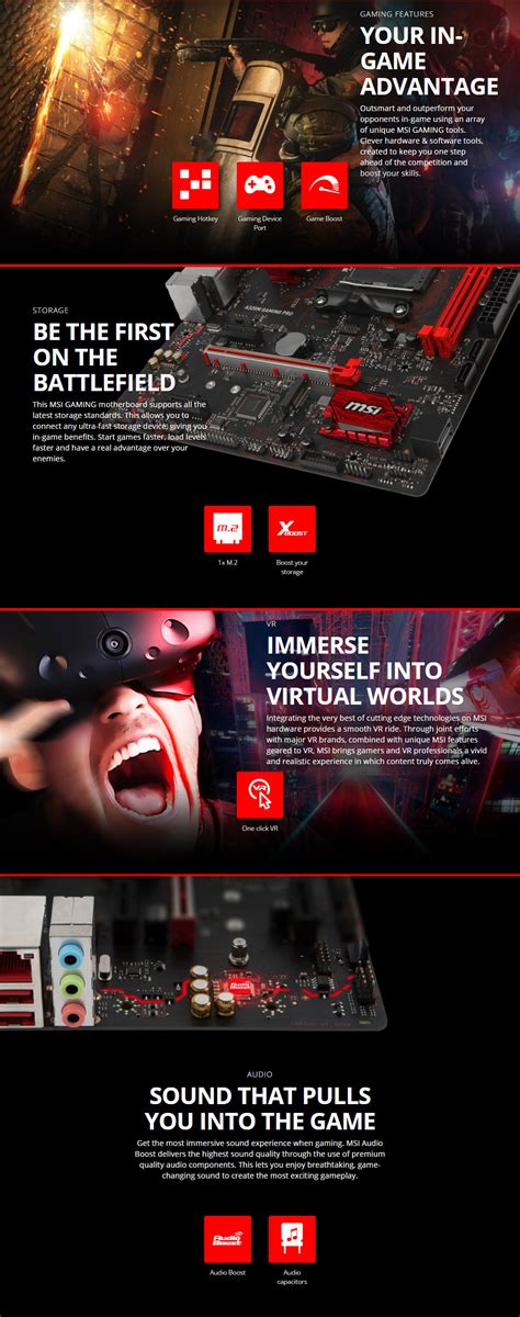 Buy Msi A M Gaming Pro Motherboard Msi A M Gaming Pro Pc Case Gear Australia