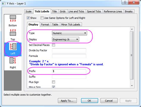help online tutorials multiple axis breaks