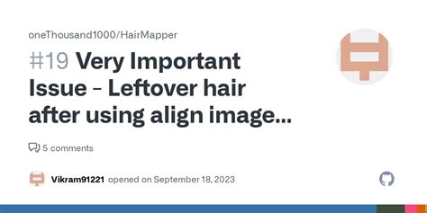 Very Important Issue Leftover Hair After Using Align Image Code How Can I Train Even If I