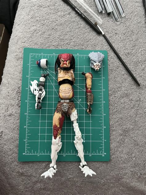 my own design of bionic predator my 2nd custom figure r predator