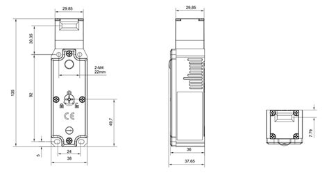 Slm11 Safety Door Switch 2 Contacts