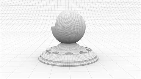 3d model shader ball model vr ar low poly cgtrader