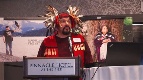 Welcoming Gabriel George Tsleil Waututh Nation Climate Summit 2018