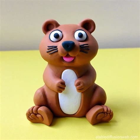 Cartoon 3d Gopher Character Stable Diffusion Online