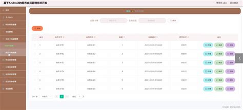 Javaphpnodejspython基于android的超市会员管理系统开发【2024年毕设】 Csdn博客