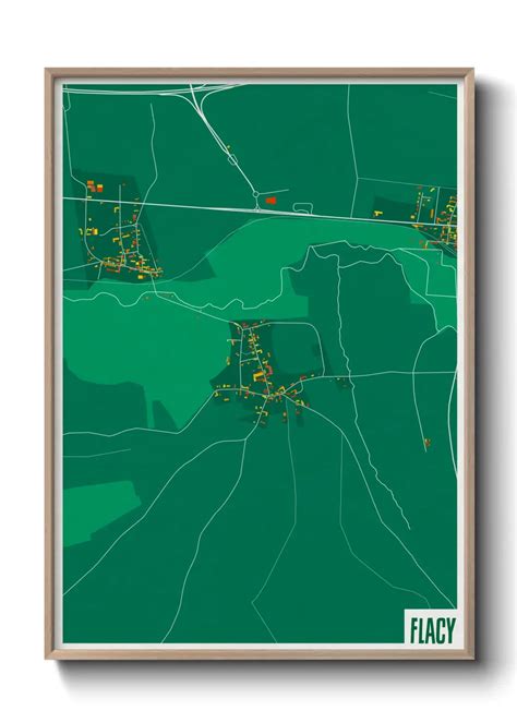 Une Affiche De Carte Sur Flacy