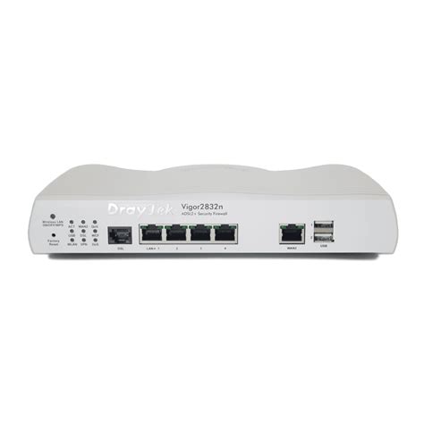 Draytek Adsl Router Firewall With Wi Fi 4 Draytek From Cables Direct