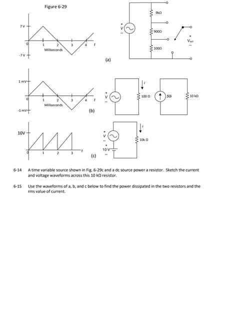 Solved A C 6 14 A Time Variable Source Shown In Fig