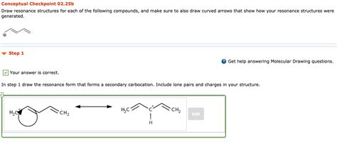 Solved Conceptual Checkpoint 02.25b Draw resonance | Chegg.com