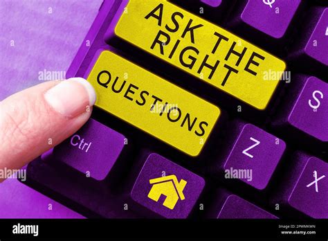 Handwriting Text Ask The Right Questions Concept Meaning Look For A Professional Advice