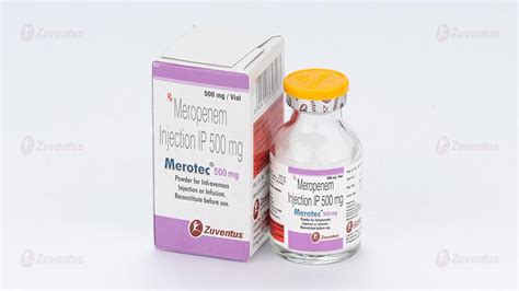 Merotec 500 Mg Injection Anti Infective Meropenem Injection