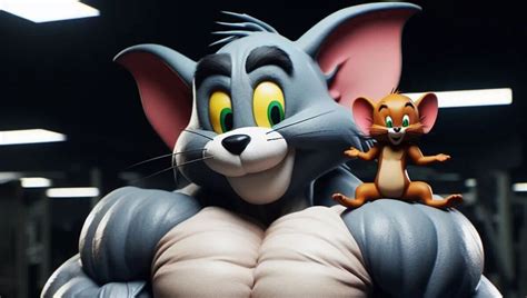 تام و جری در باشگاه بدنسازی عکس