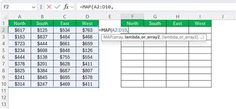 how to use the map function in excel step by step guide myexcelonline