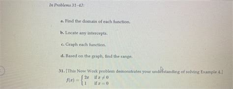 solved in problems 31 42 a find the domain of each