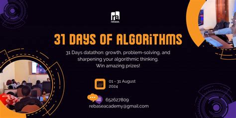 rebase code camp on linkedin rebase 31daysofalgorithms