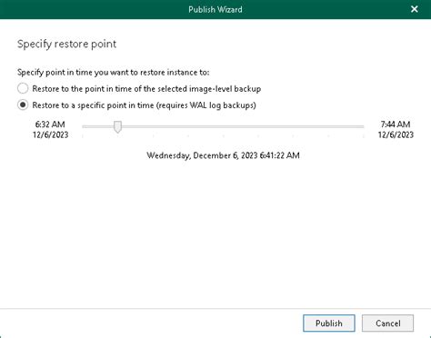 Step 2 Specify Restore Point Veeam Backup Explorers Guide