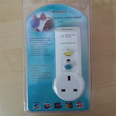 Kozuka 13a Plug In Rcd Elcb Adaptor Sirim Shopee Malaysia