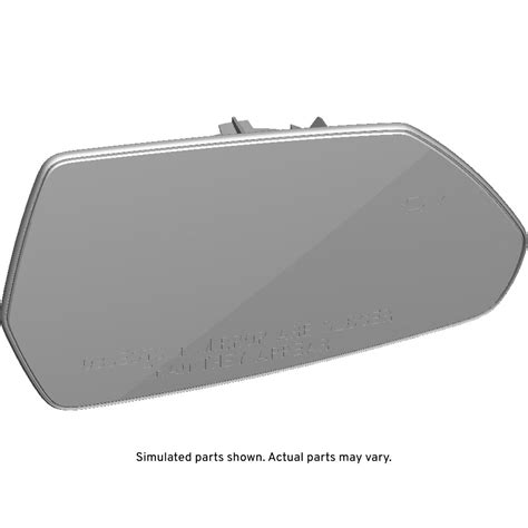 Gm Genuine Parts Passenger Side Rearview Mirror Glass 23487741 Gm Parts