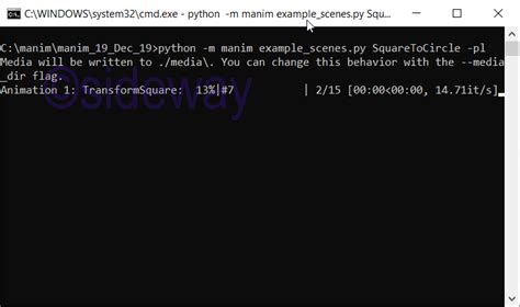 manim 13 8 sideway output to