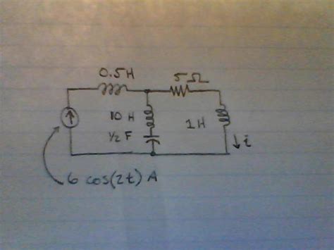 Solved Use Phasor Techniques To Solve For I In The Circuit