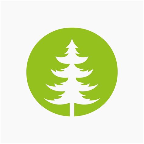 Premium Vector Letter O Christmas Tree Logo Design Spruce Logo Symbol