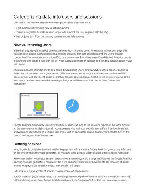Categorizing Data Into Users And Sessions Pdf