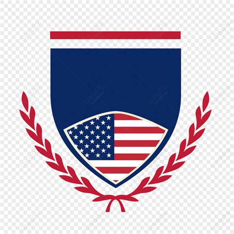 미국 일러스트 성조기 배지 미국 국기 네번째 유나이티드 Png 일러스트 무료 다운로드 Lovepik