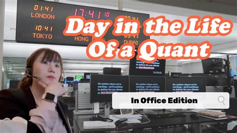 Day In The Life Of A Quant Financial Engineer Return To Office
