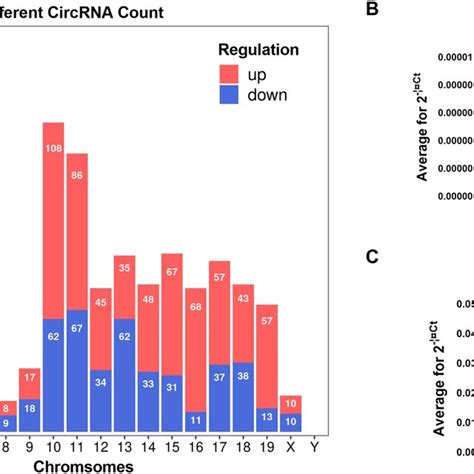 Distribution Of Altered Circrnas And Their Validation A The