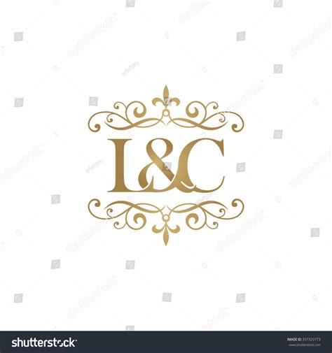 Lc Initial Logo Ornament Ampersand Monogram Stock Vector Royalty Free Shutterstock