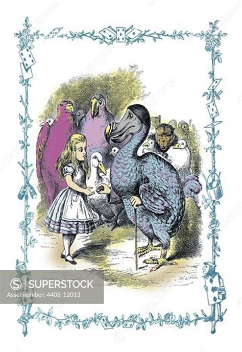 Alice In Wonderland Dodo Gives Alice A Thimble Alice In Wonderland Superstock