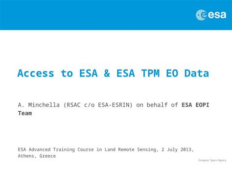 Pptx Access Esa Eodata Dokumentips