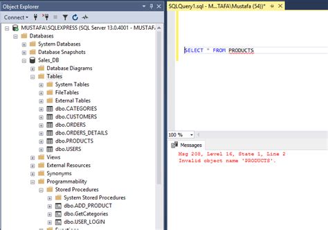 Ssms Sql Server Management Studio Wont Recognize A Tables Stack