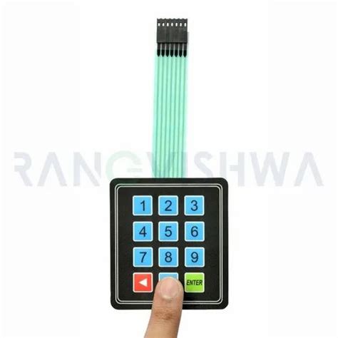 Rangvishwa Polycarbonate X Matrix Membrane Keypad Size X Mm At Rs Piece In Nashik