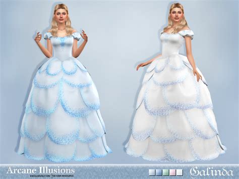 The Sims Resource Arcane Illusions Galinda Gown
