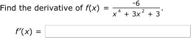 IXL Find Derivatives Of Rational Functions Calculus Practice