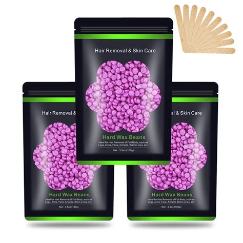 Wax Beads For Hair Removal 105oz 300g Auperwel Hard