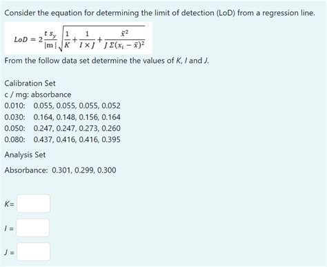 Solved Consider The Equation For Determining The Limit Of