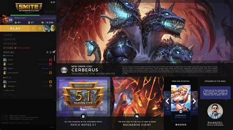 Nelson Neto Ui Revamp Concept Smite