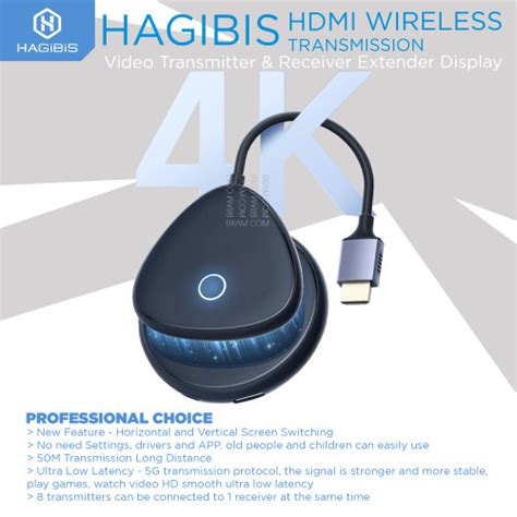 Jual HDMI Wireless Transmission Video Transmitter Receiver Display 4K TX RX Set TYPE C 4K