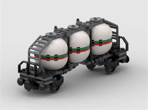 Lego Moc Silo Railcart By Lefisch Rebrickable Build With Lego