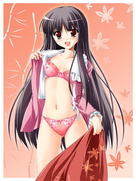 Rule 34 Bra Kaguya Houraisan Kamiya Tomoe Lingerie Panties Pink Panties Solo Touhou Underwear