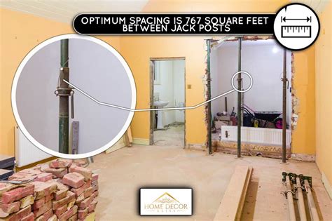 How Far Apart Should Basement Jack Posts Be