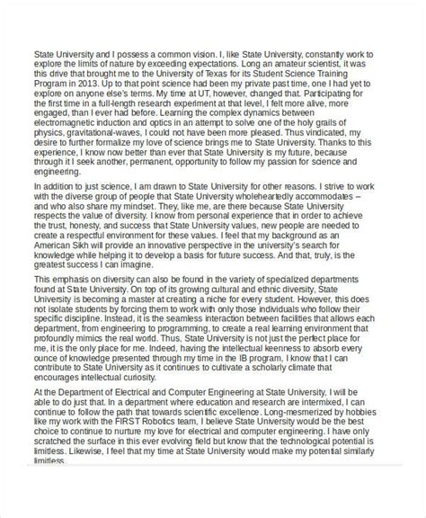 College Entrance Essay Format