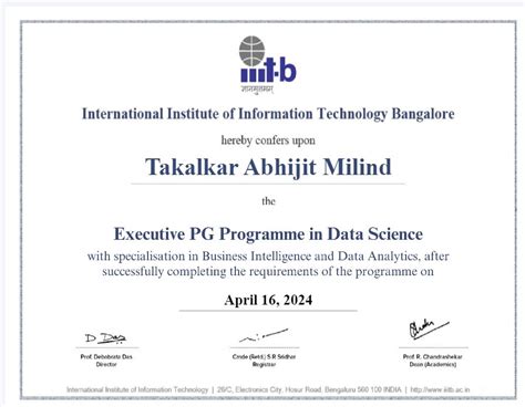 Dataanalysis Iiitb Lifelonglearning Gratitude Abhijit Takalkar