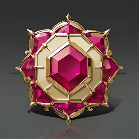 Premium Photo Ruby Model For Game Ideas Or Jewelry Making