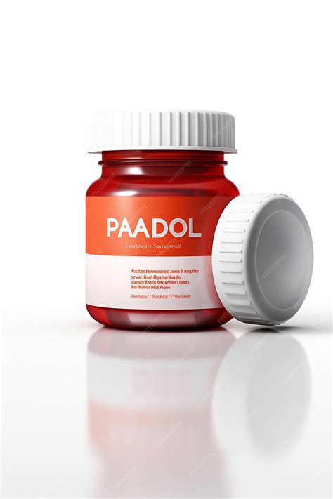 Premium Ai Image Futuristic Packaging And Product Marketing Image Of Panadol In 2030 Isolated