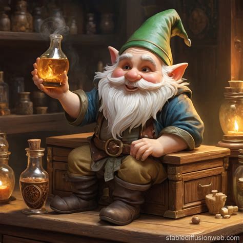 Dnd Gnome Potion Seller Stable Diffusion Online